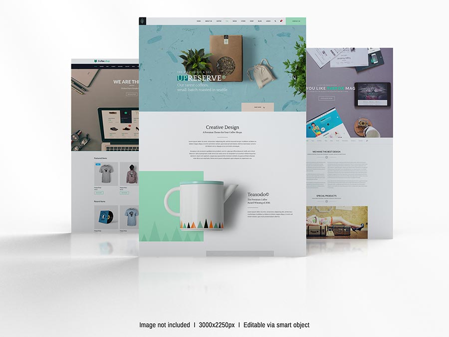 Share Free Download Extremely Beautiful, High Quality Website Mockups